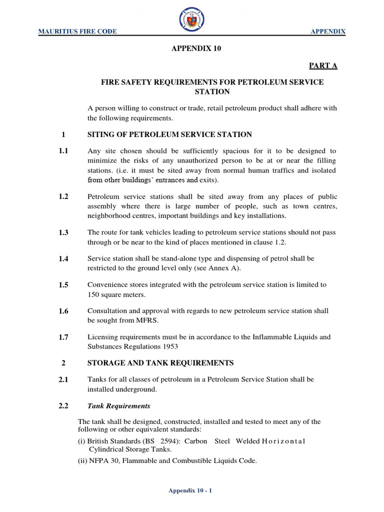 Appendix 10 | PDF | Filling Station | Corrosion