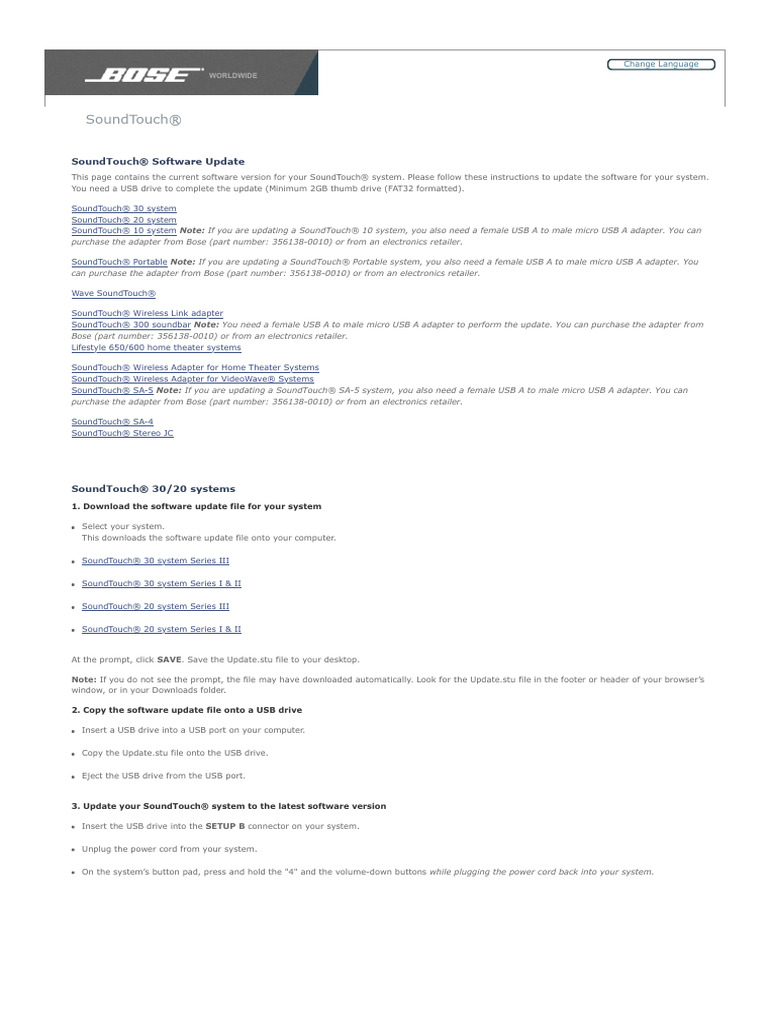 Bose - Better Sound Through Research | PDF | Usb | Usb Flash Drive