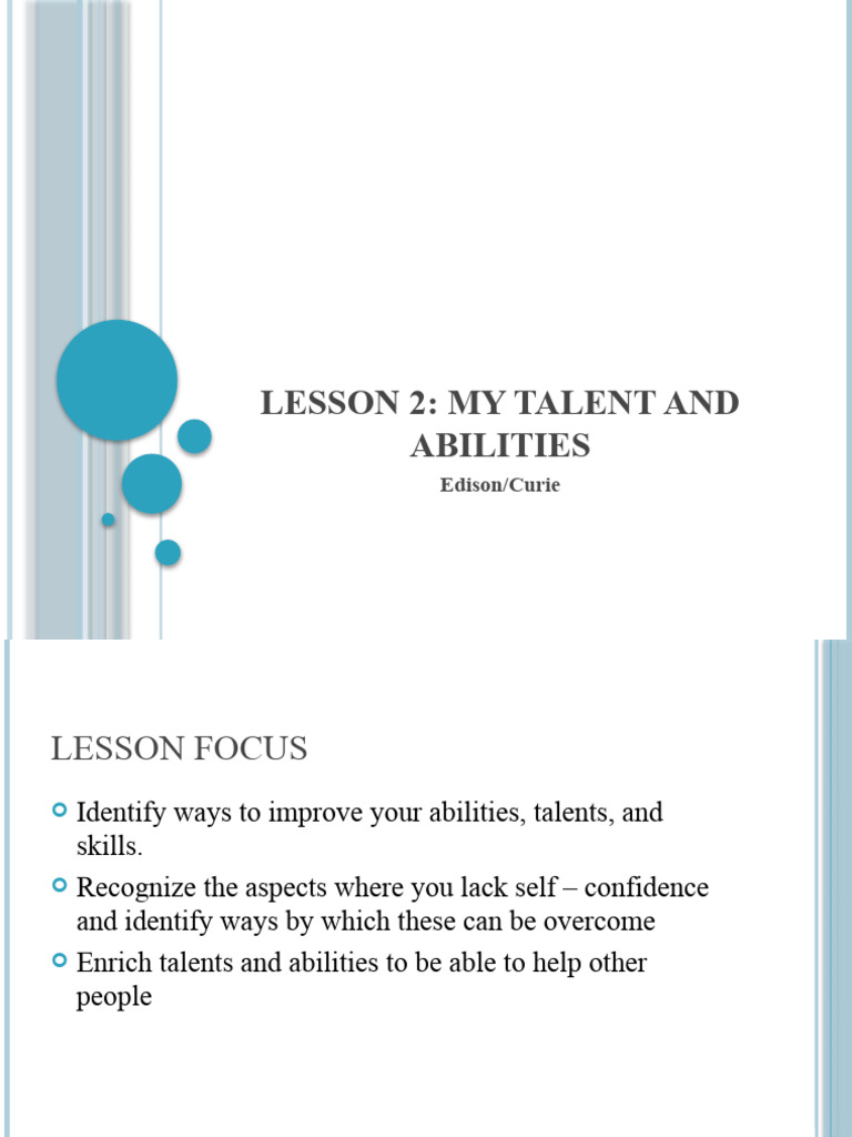 ESP Lesson2 | PDF | Thought | Self Esteem