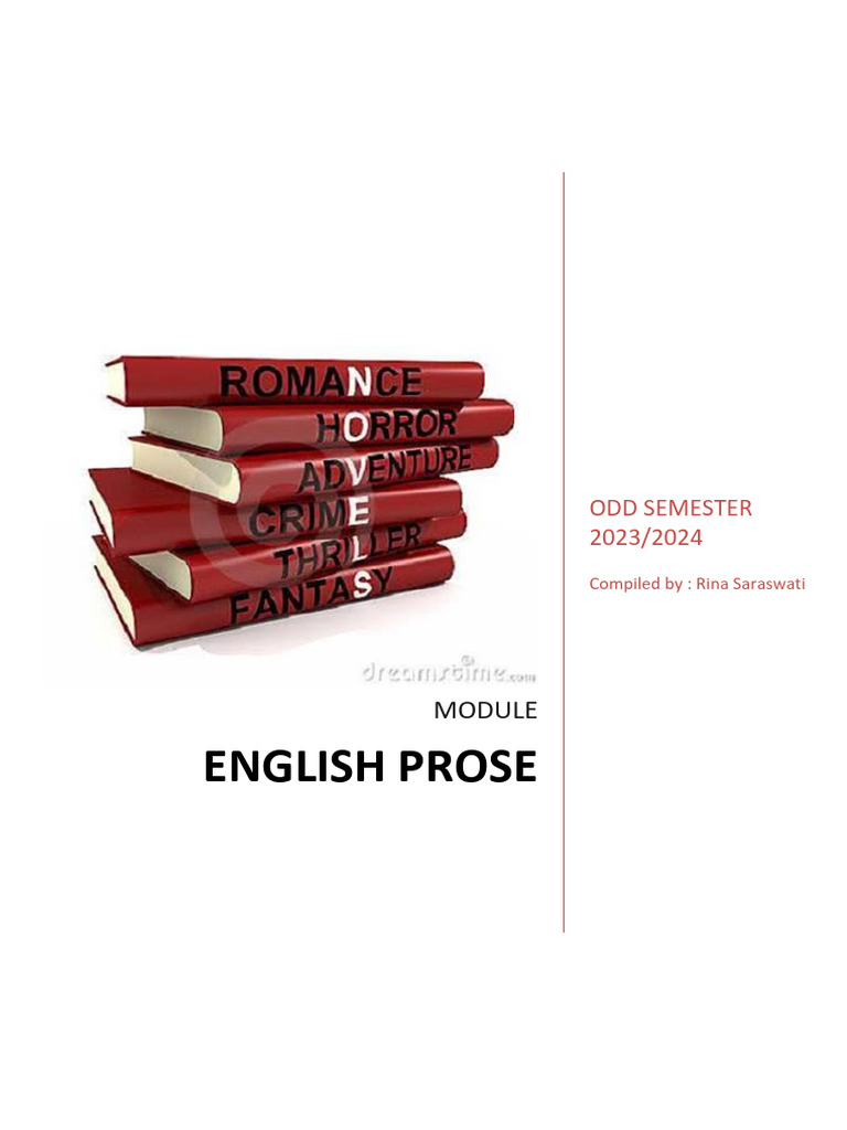 Module English Prose - 2023 | PDF