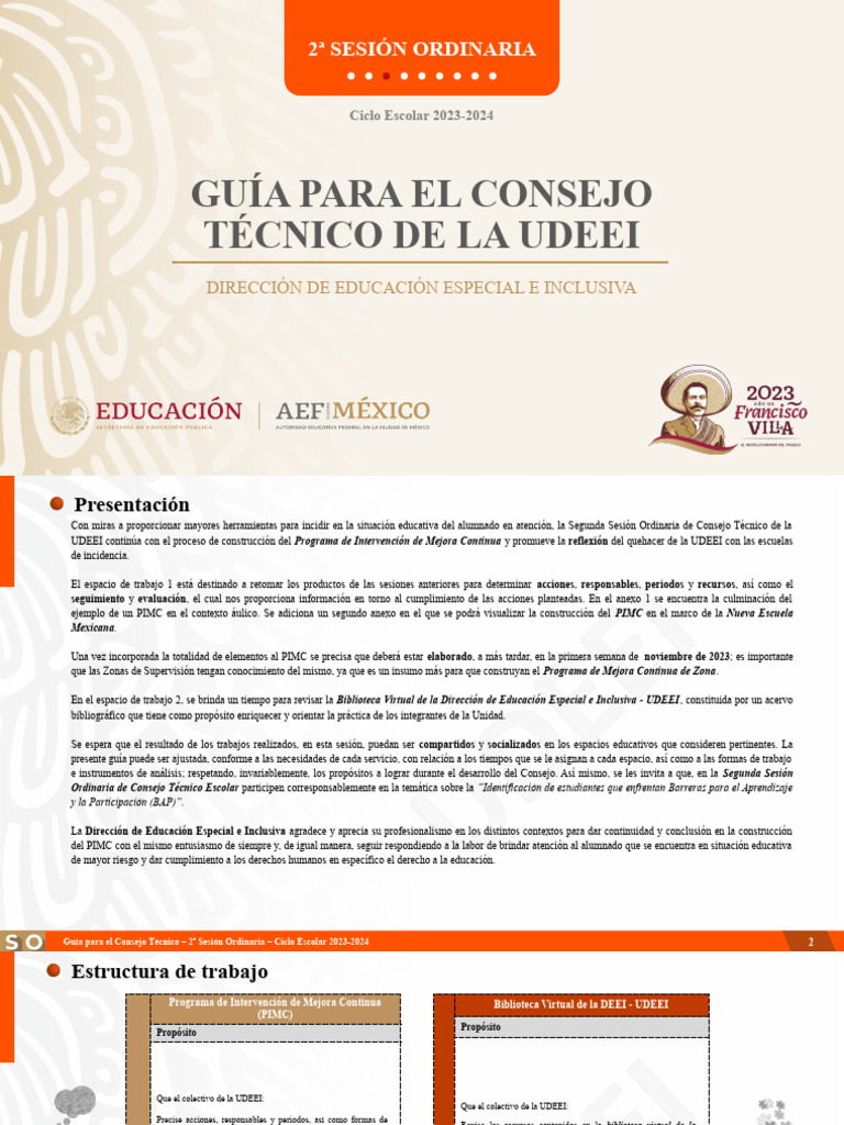 2a Sesión-CT-UDEEI 10.10.23 | PDF