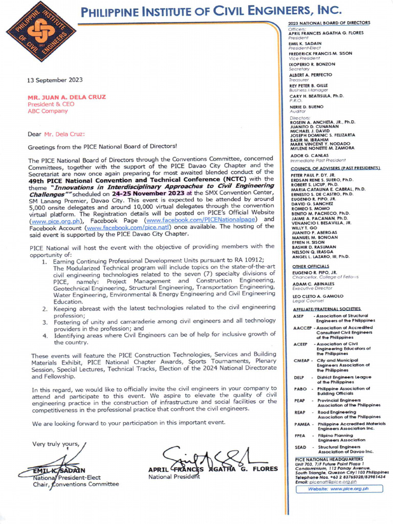 49th PICE Natcon | PDF