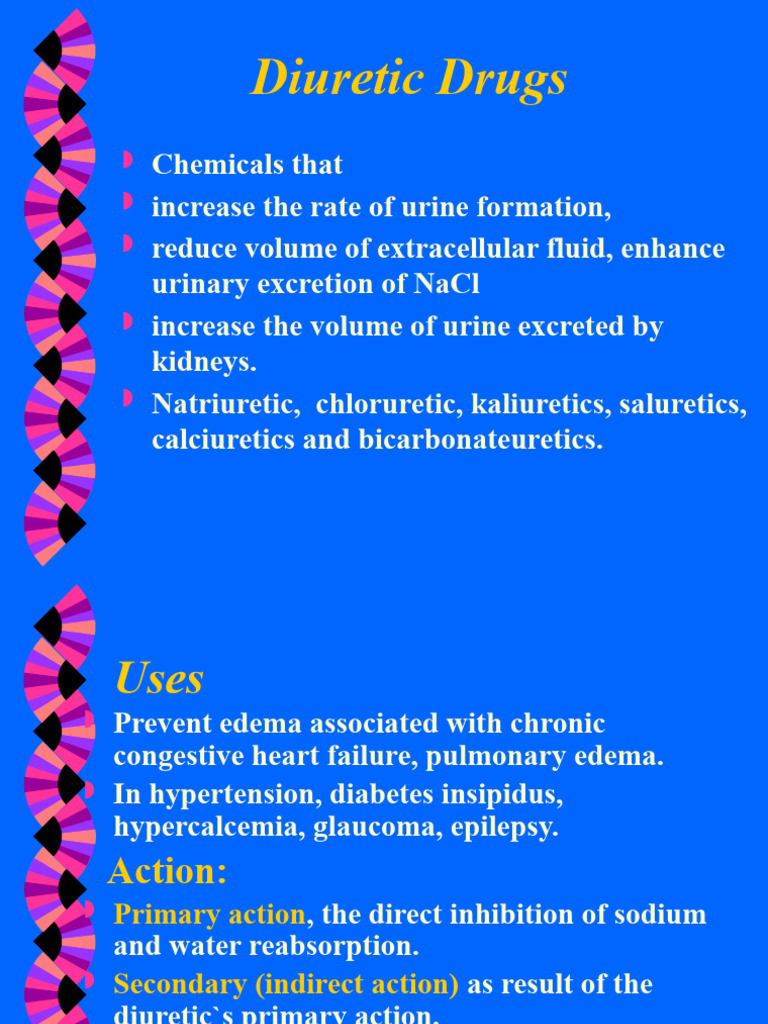 Diuretic | PDF | Drugs | Kidney