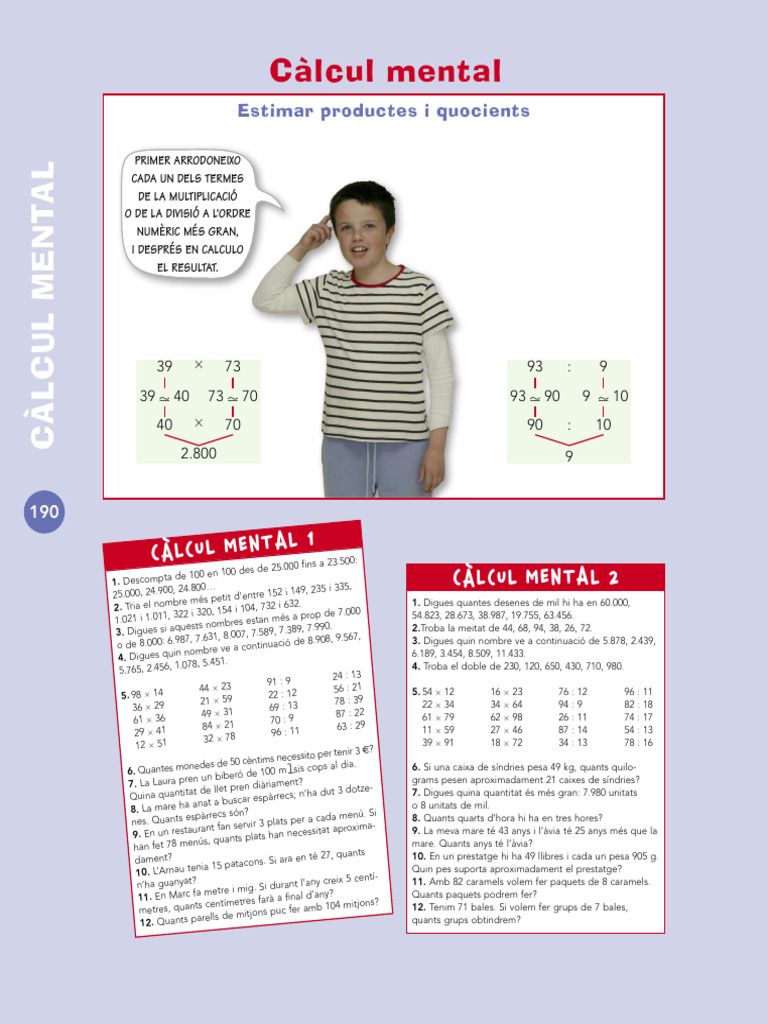 Calcul Mental 6è | PDF