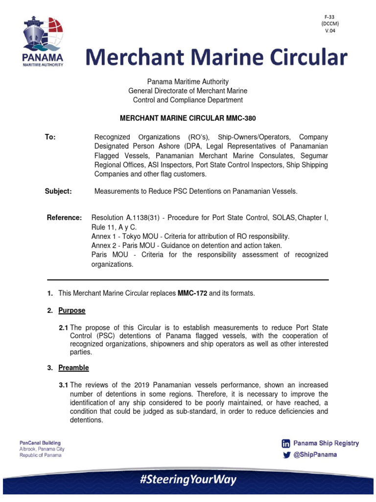 4-3 MMC-380-17-02-2022 | PDF | Shipping | Water Transport