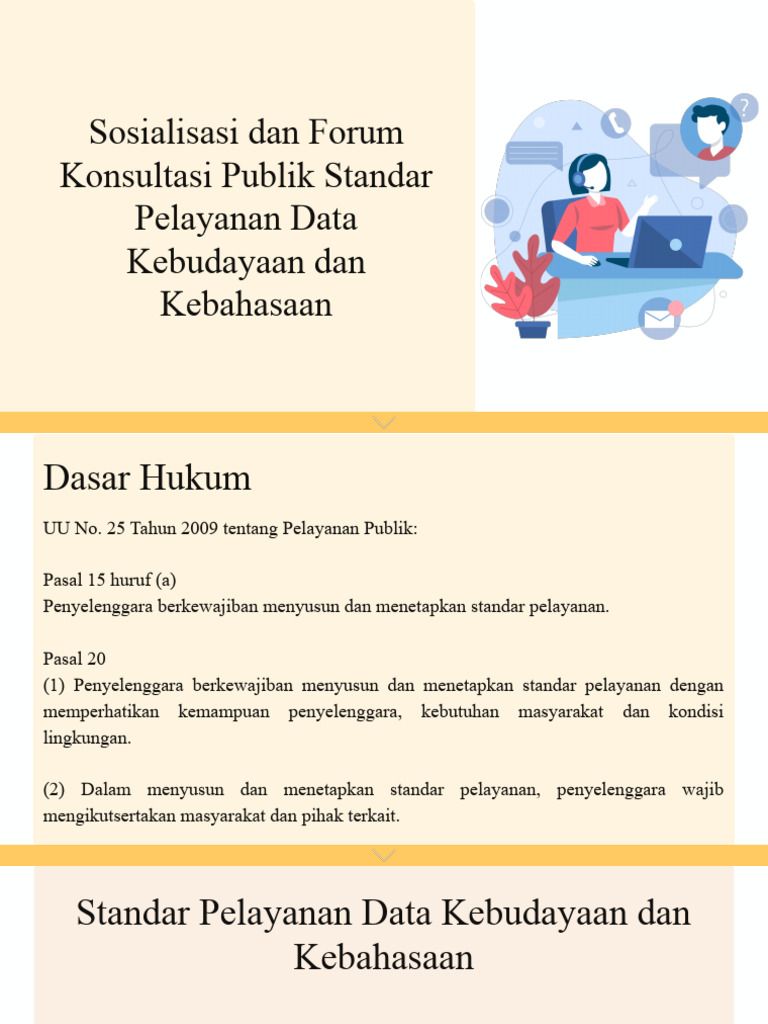 Sosialisasi Dan Forum Konsultasi Publik Standar Pelayanan | PDF | Computing | Human–Computer ...