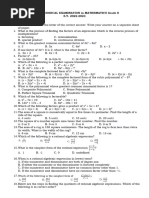 Math 8-1st Quarter Final Exam With TOS and Answer Key | PDF | Factorization | Polynomial