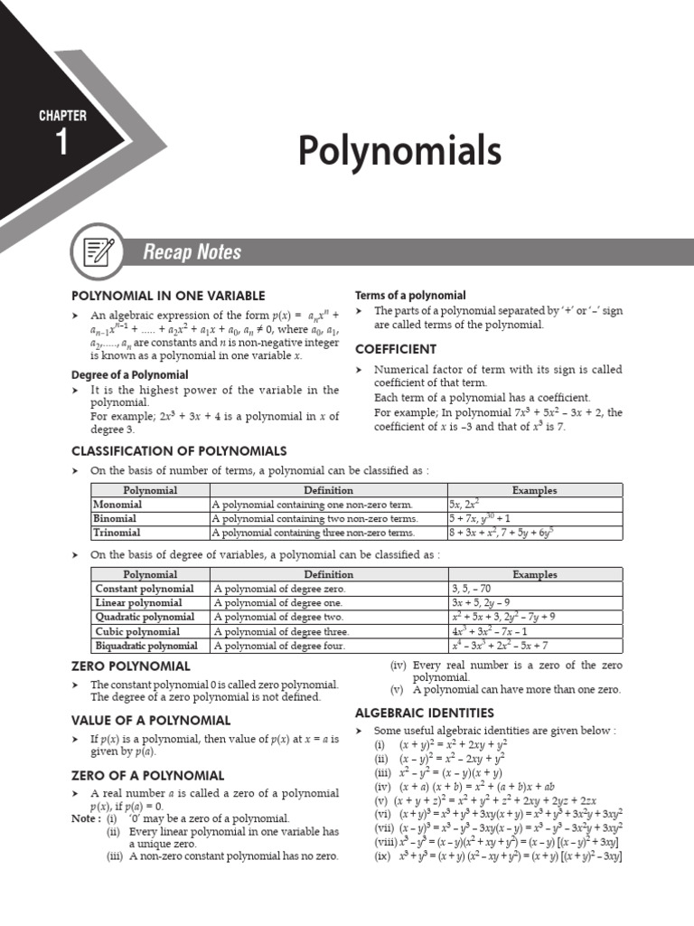 Polynomial Worksheet 2 | PDF
