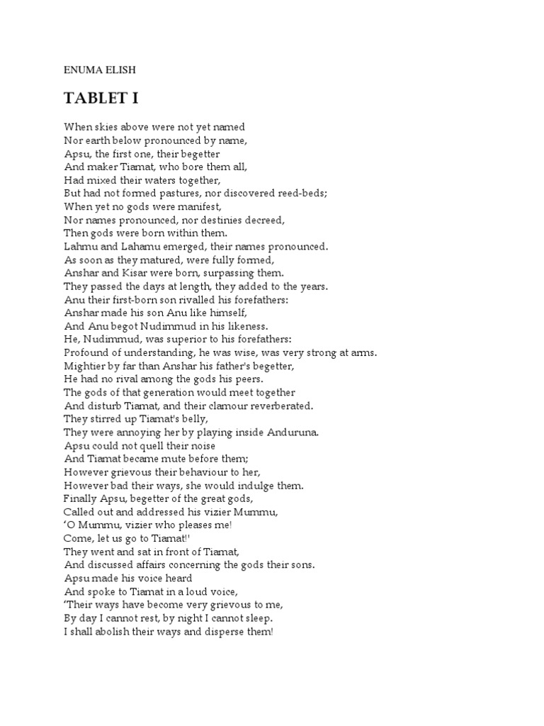 Sumerian Tablet | PDF