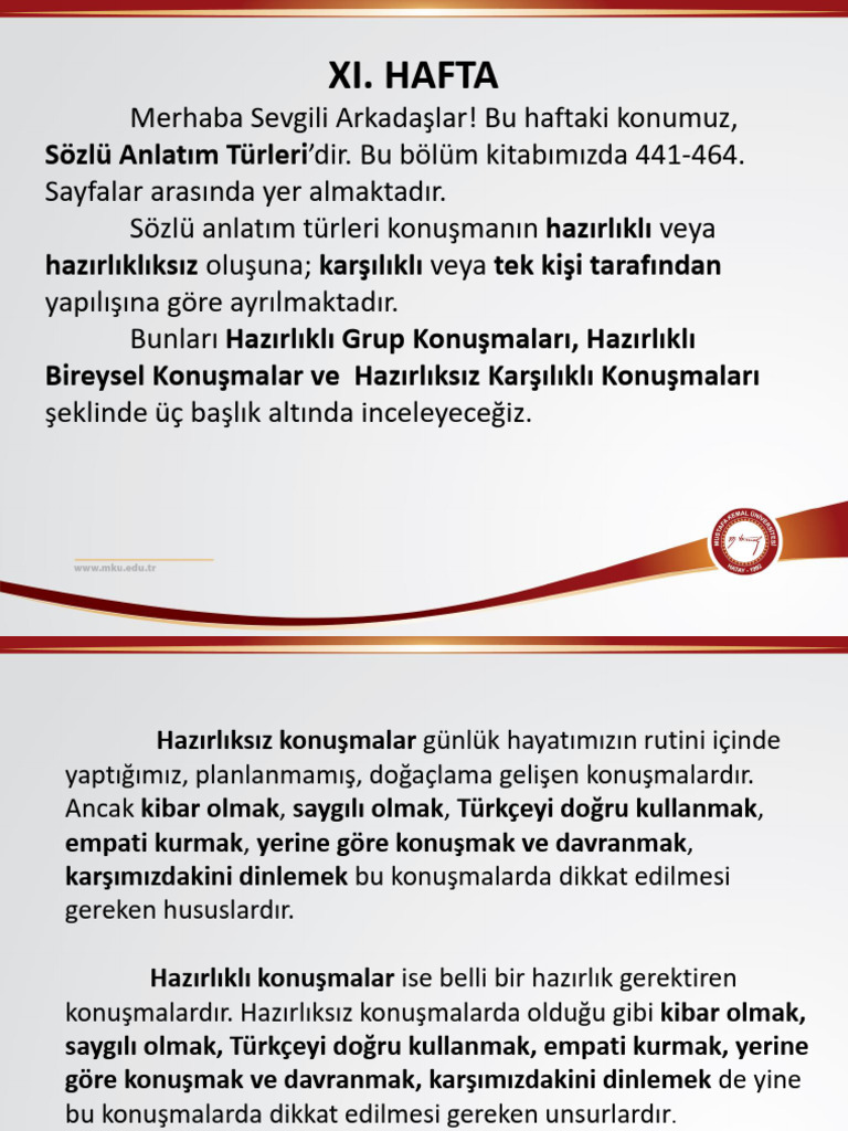 Turk Dili II - 11. Hafta | PDF