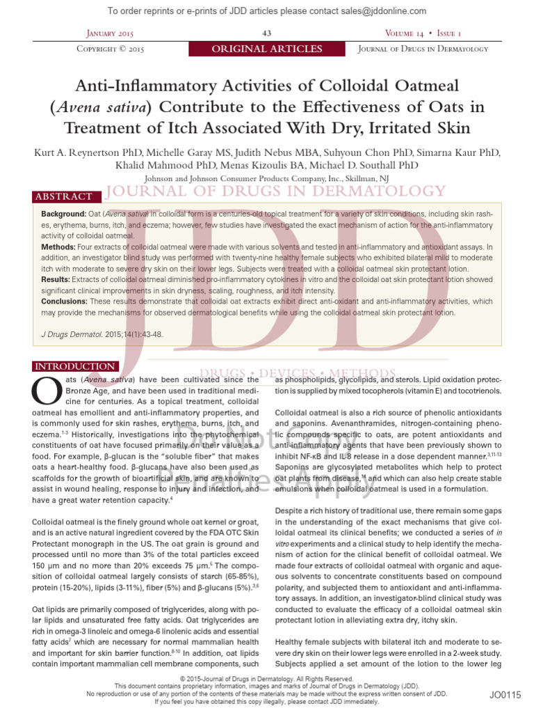 Oat 2 | PDF | Oat | Chemistry