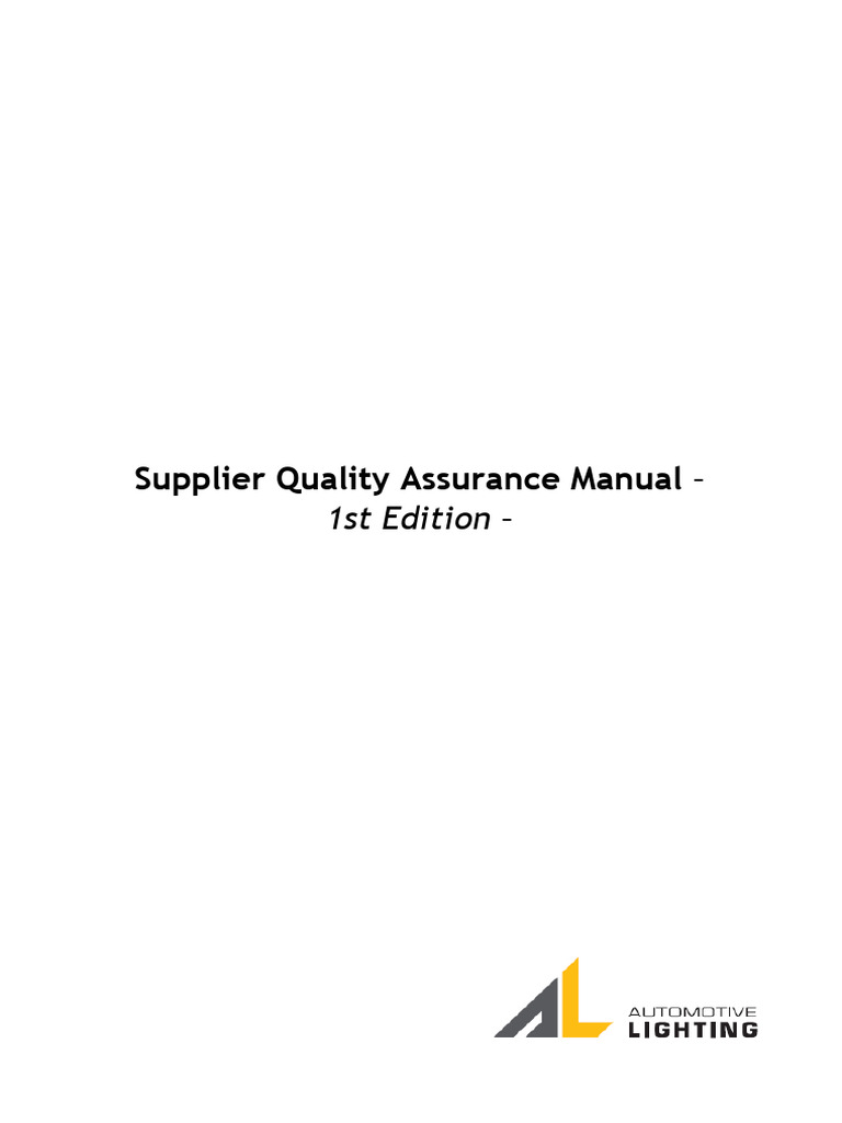 SQA Manual 001 - 1-17.07.2009 | PDF | Quality Assurance | Iso 9000