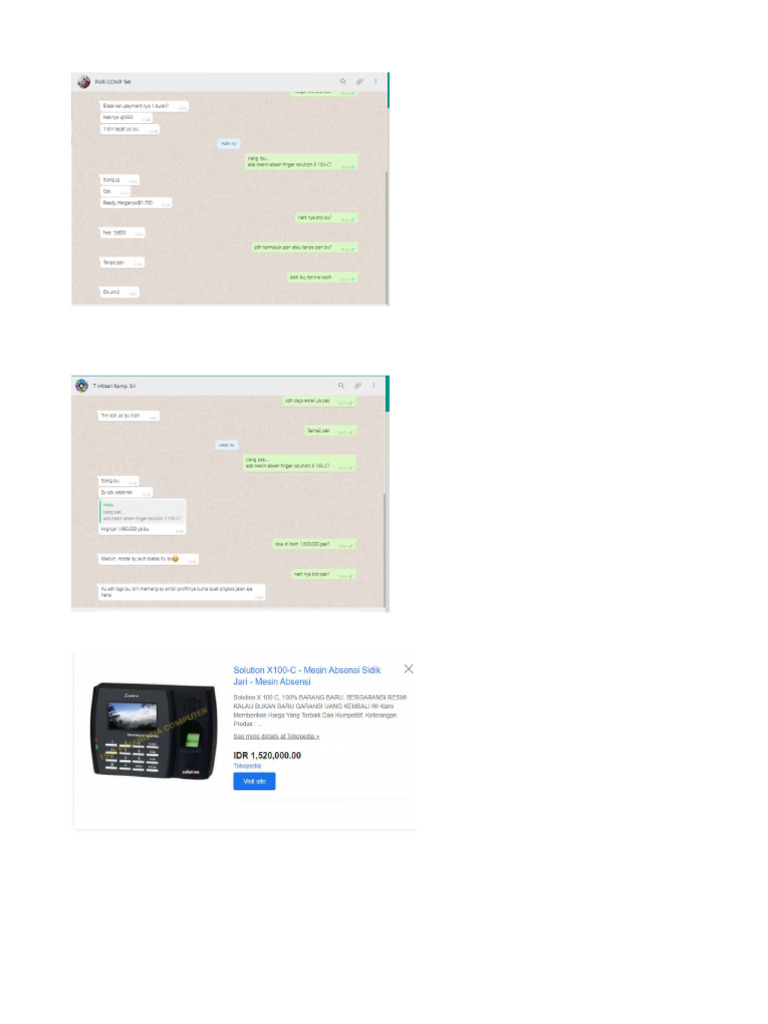 Absen Finger Solution X100-C | PDF