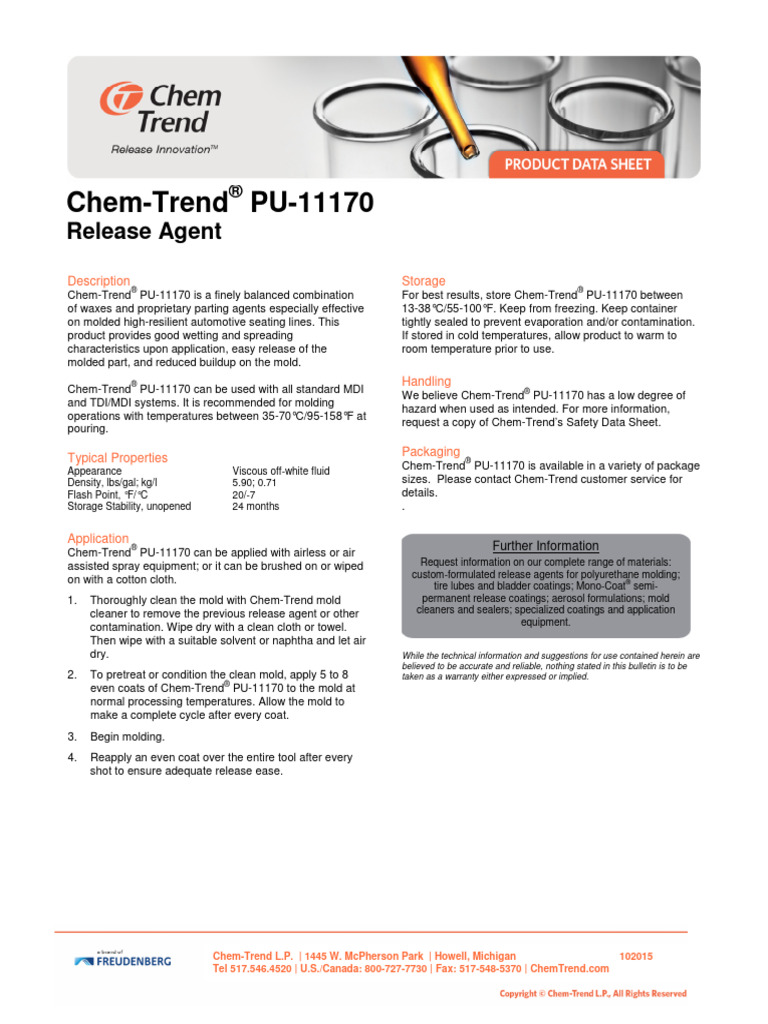 Chem-Trend® PU-11170 | PDF