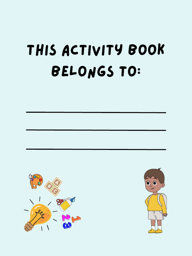 Activity Book 8.5 by 11 Inches 140 Pages For Amazon KDP | PDF | Earth ...