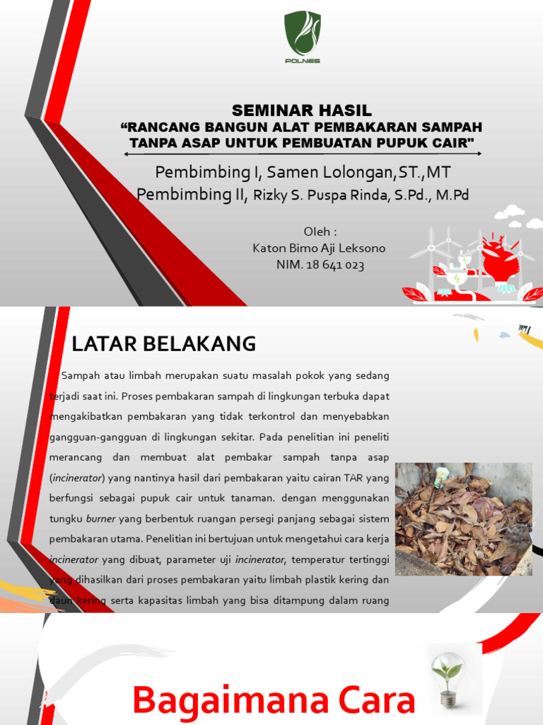 Power Point Semhas Katon Fix Siap Sidang | PDF