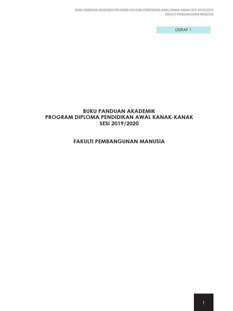 Buku Panduan Diploma 2019 202011.6.2019 Upload | PDF | Career & Growth