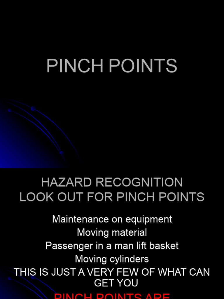 Pinch - Points Safety Add Pics | PDF | Career & Growth