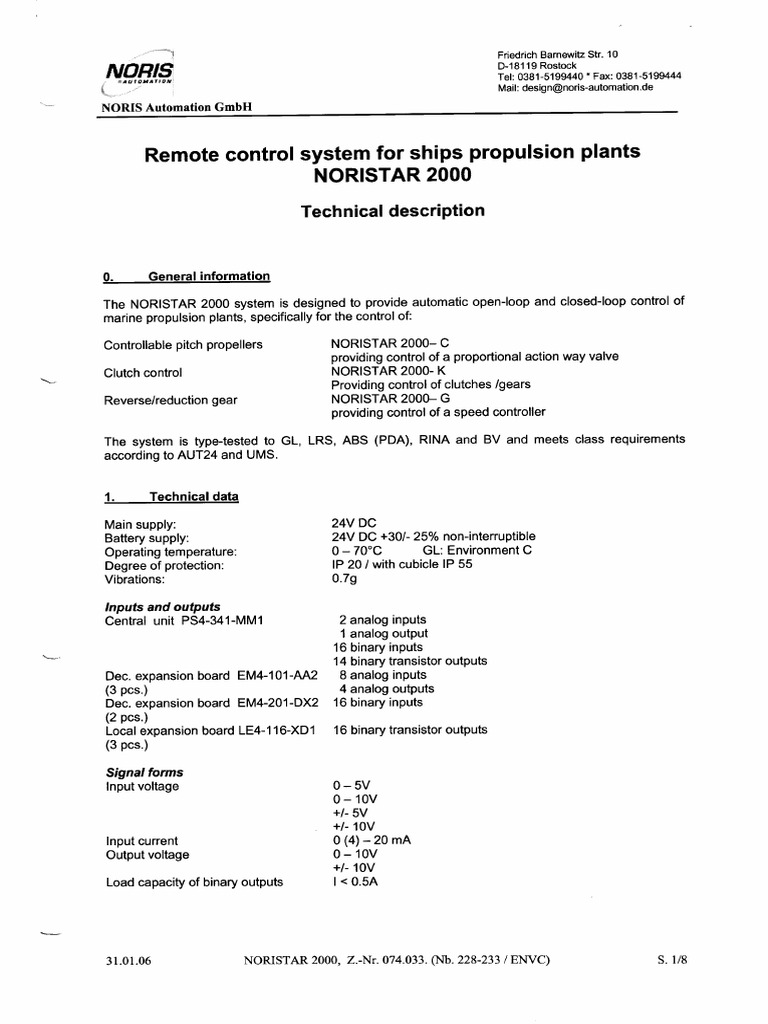 NORIS Automation | PDF