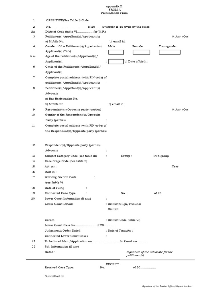 Appendix II fROM A | PDF | Justice | Crime & Violence