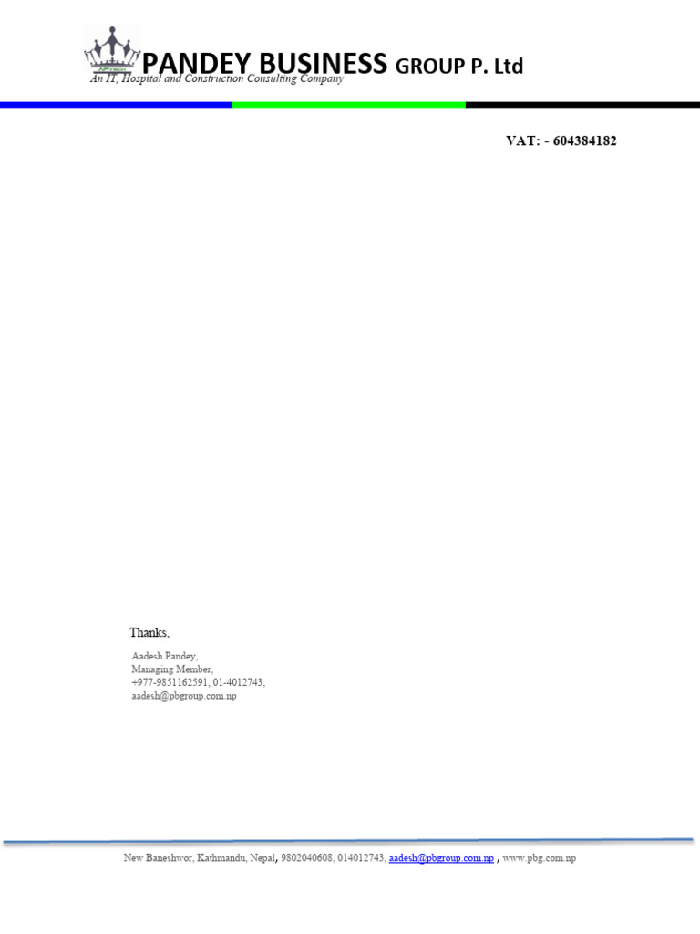 Blank Letterhead | PDF