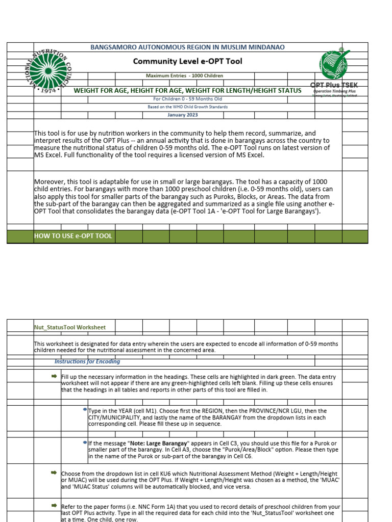 BARMM EOPT-Plus-Tool Community-Level (1) 22 | PDF | Significant Figures