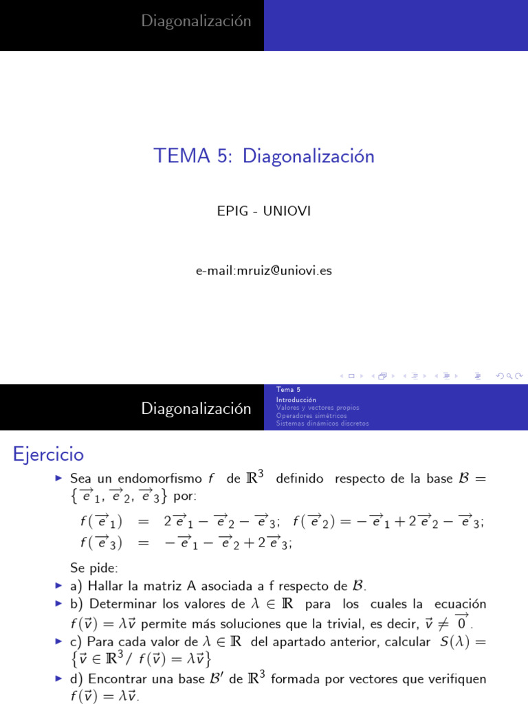 5 B-Diagonalizacion | PDF