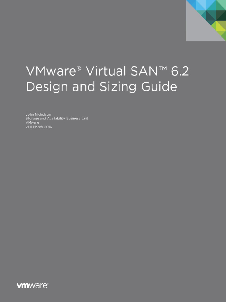 VMware® vSAN™ Design and Sizing Guide (PDFDrive) | PDF | Solid State ...