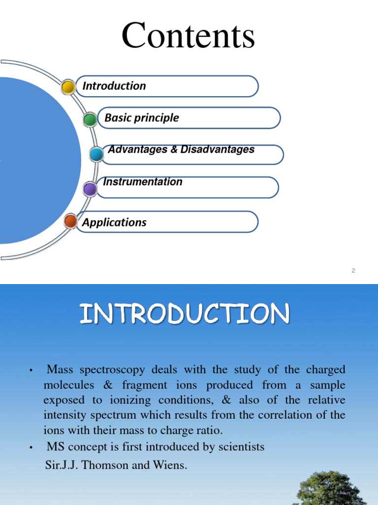 Mass Spectrometry: Principles & Applications | PDF | Mass Spectrometry ...