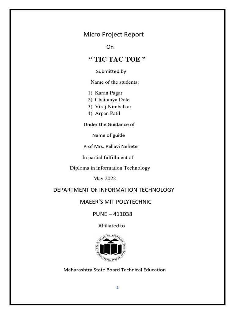 GUI Micro Project | PDF | Diploma | Computer Science