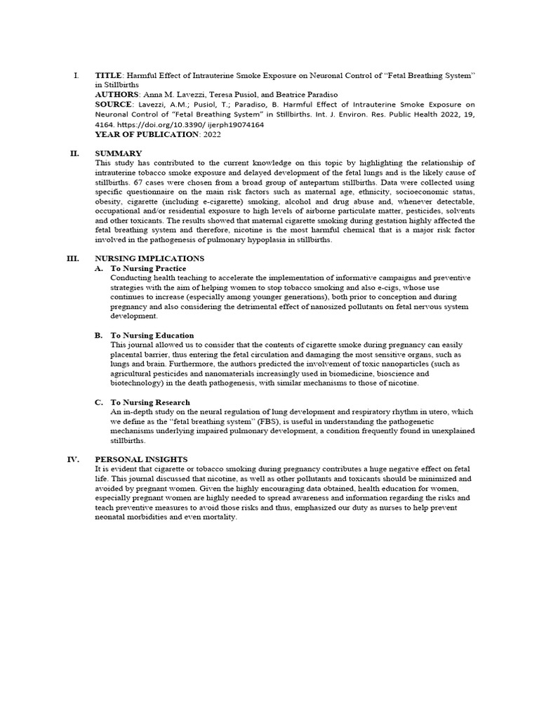 Ob Ward Journal | PDF