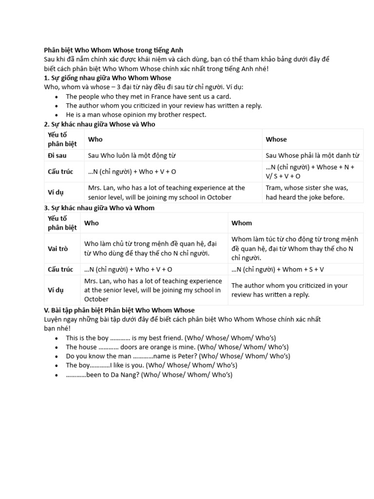Review Midterm Test | PDF