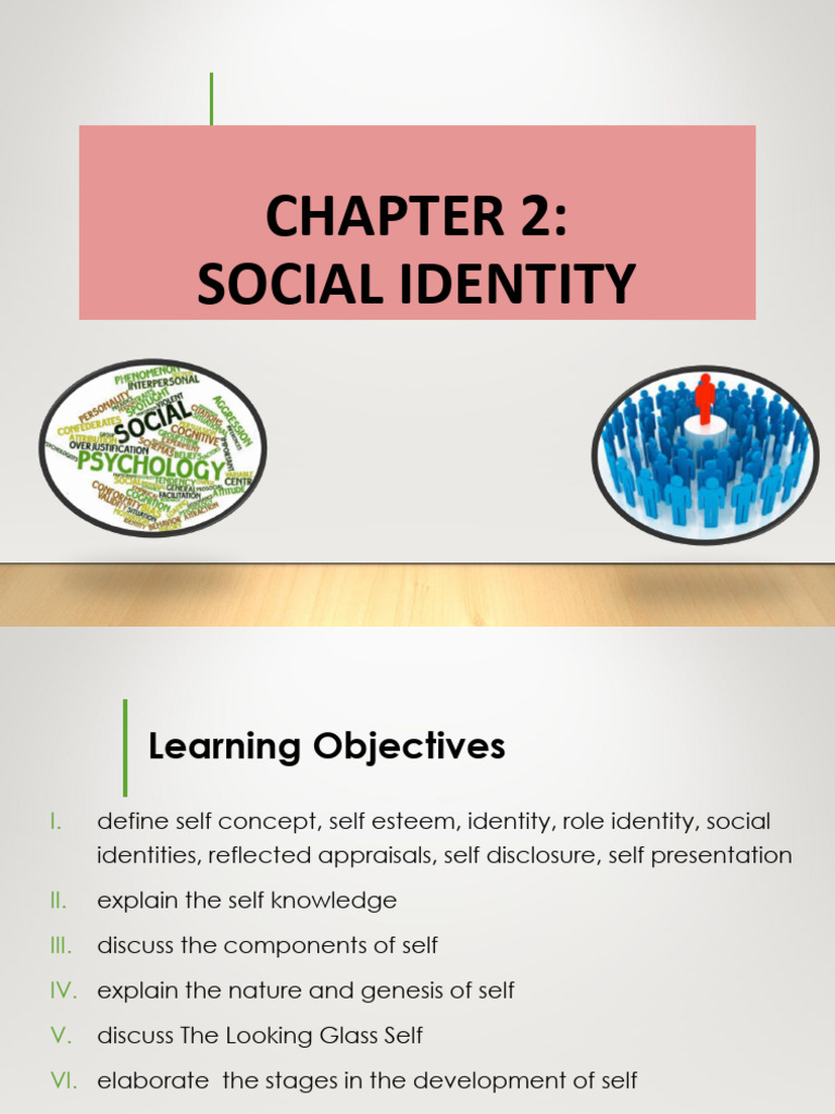 Chapter 2 Social Identity | PDF | Self Concept | Self Esteem