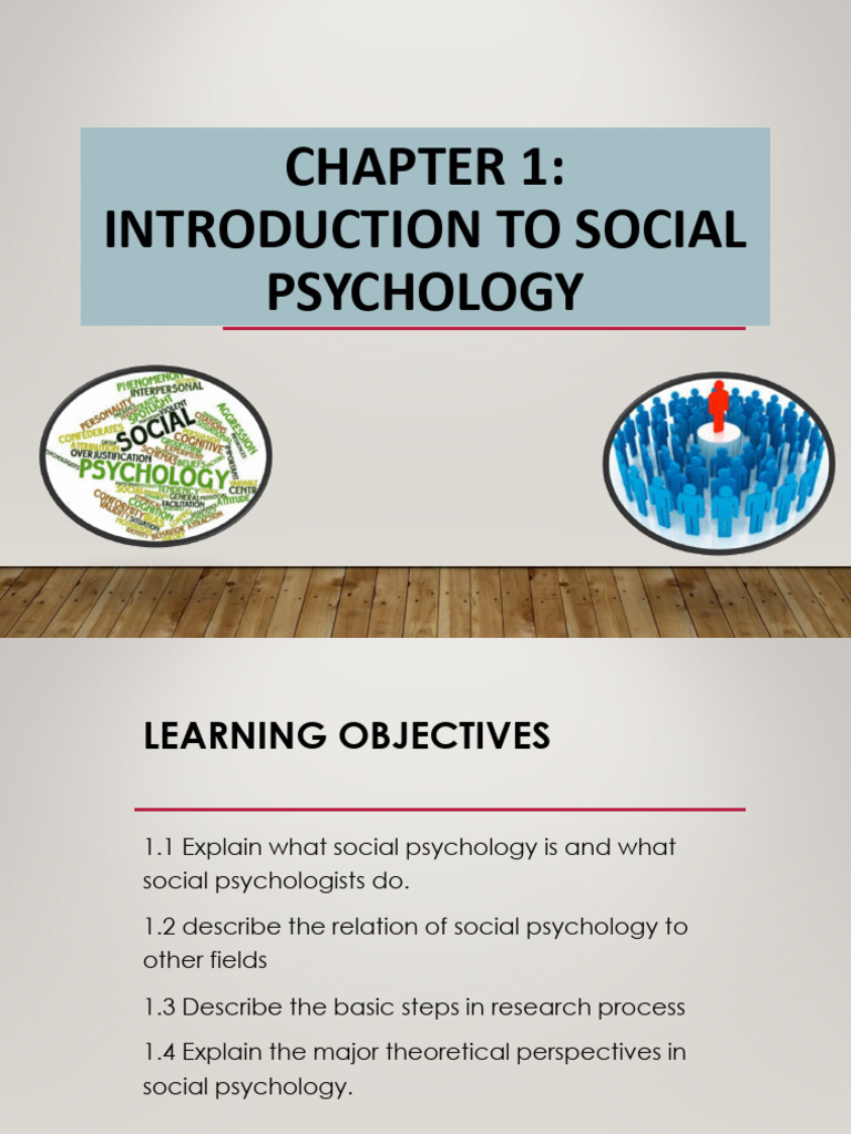 Chapter 1 Introduction To Social Psychology | PDF | Psychology | Social ...