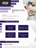 What Is The Resolution of A Story | PDF | Plot (Narrative) | Bilbo Baggins