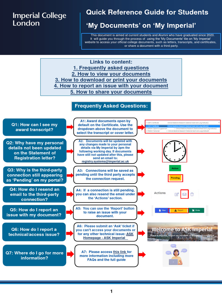 DC Web Students Quick Reference Guide v4 | PDF | Login | Computing