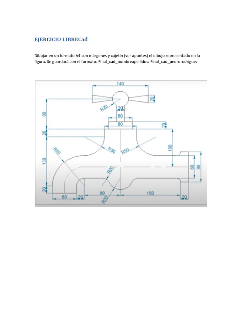 EJERCICIO LIBRECad_final | PDF