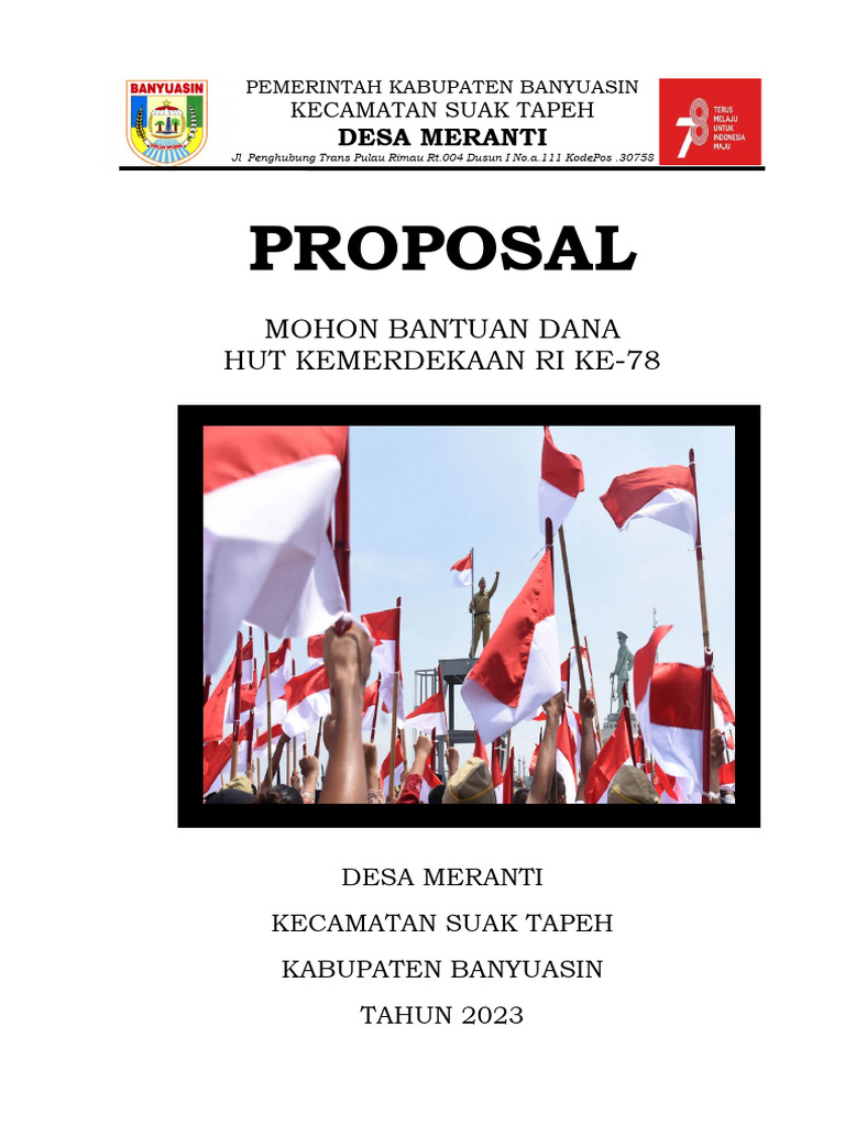 Proposal 17 Agustus 2023 | PDF | Perjalanan