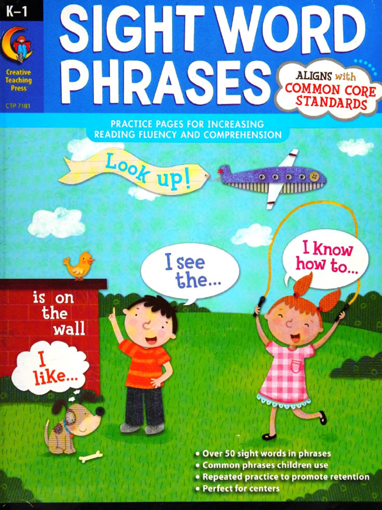 Sight Words Phrases - Englishare | PDF