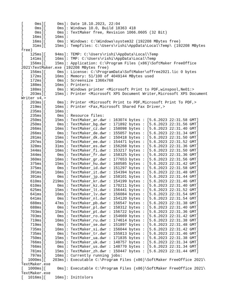 Tmlog | PDF | Operating System Families | Computer Architecture