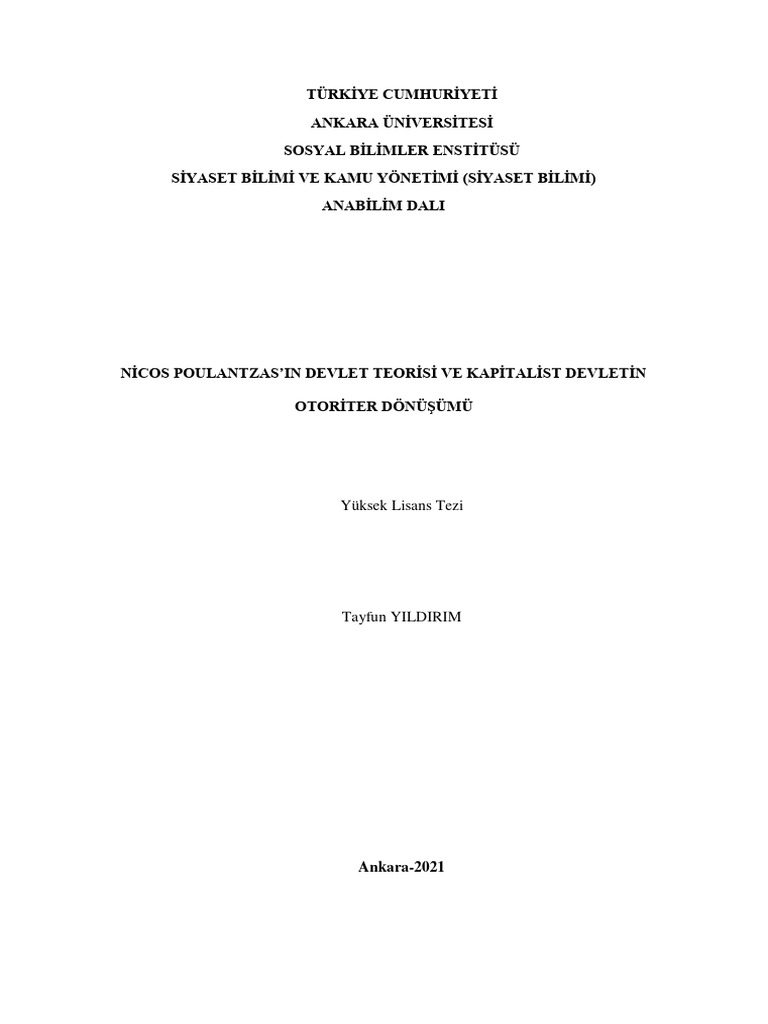 Poluntsaz Devlet Teorisi | PDF