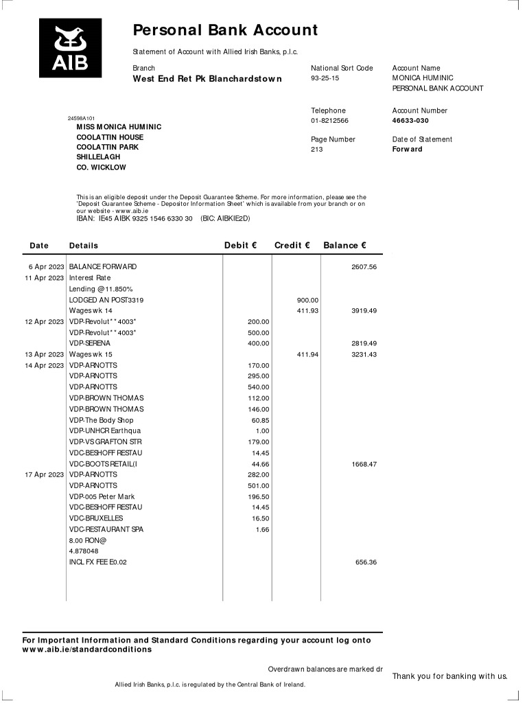 Bank Statements | PDF | Banks | Deposit Account