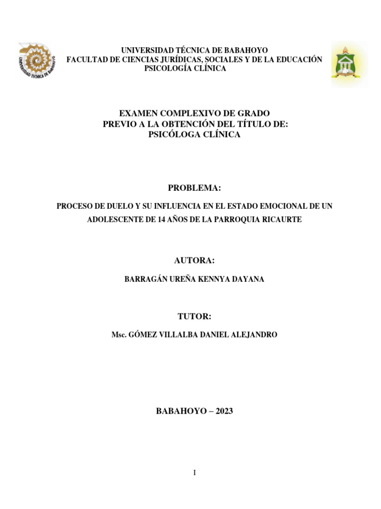 E Utb Fcjse Psclin 000704 | PDF | Las emociones | Dolor