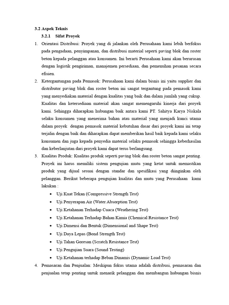 Aspek Teknis Cavin | PDF | Teknologi & Rekayasa