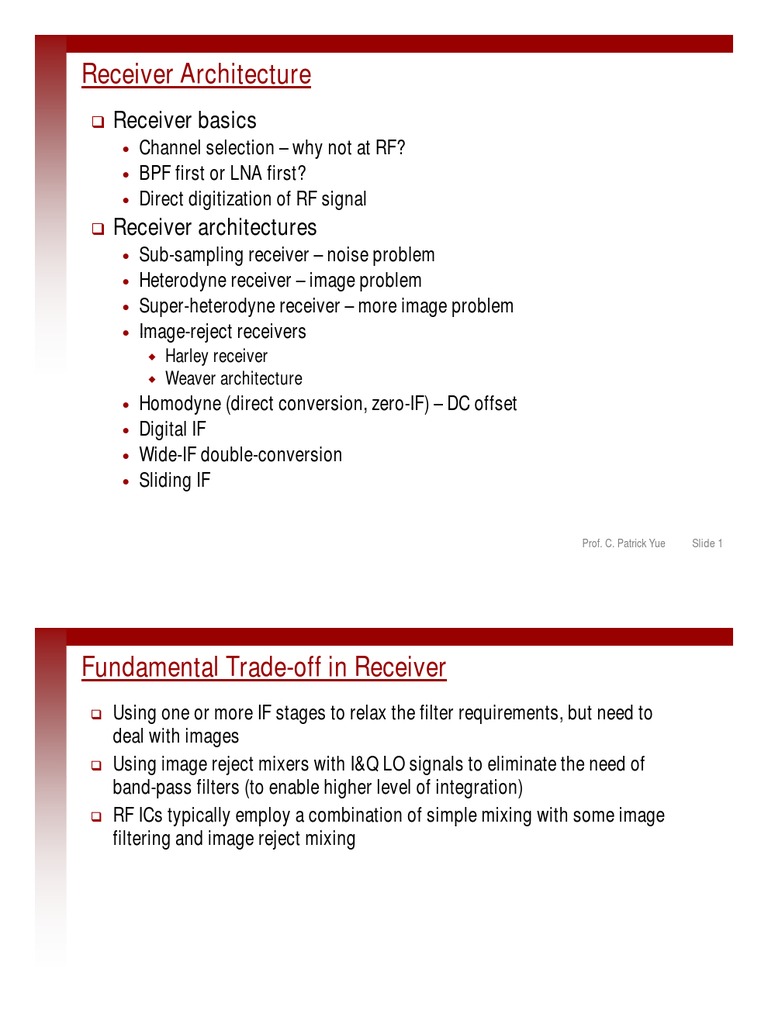 Receiver Design for Engineers | PDF | Analog To Digital Converter ...