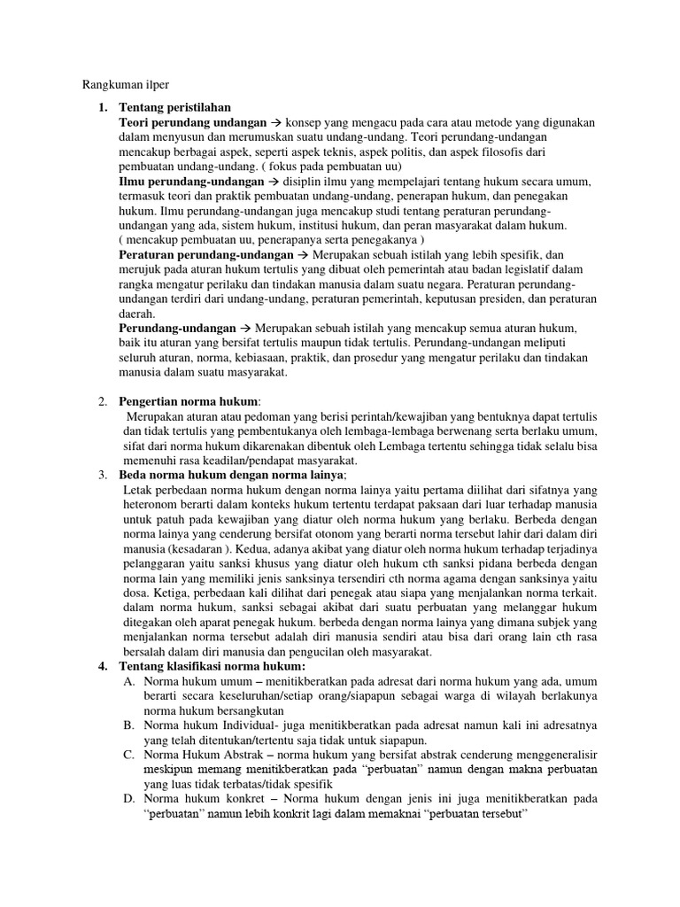rangkuman ilper | PDF