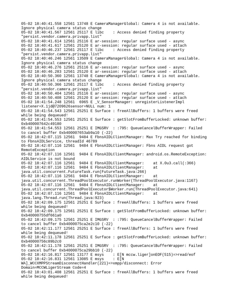 Log | PDF | Operating System Technology | Software
