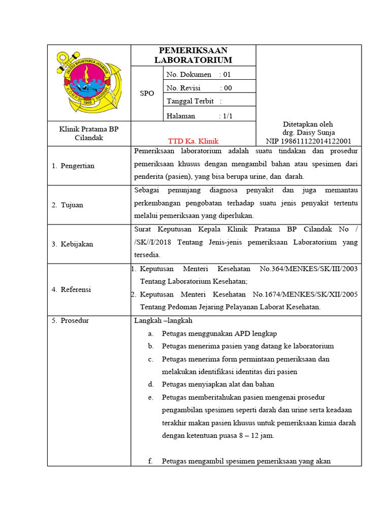 FORMAT SPO Pem - Lab | PDF
