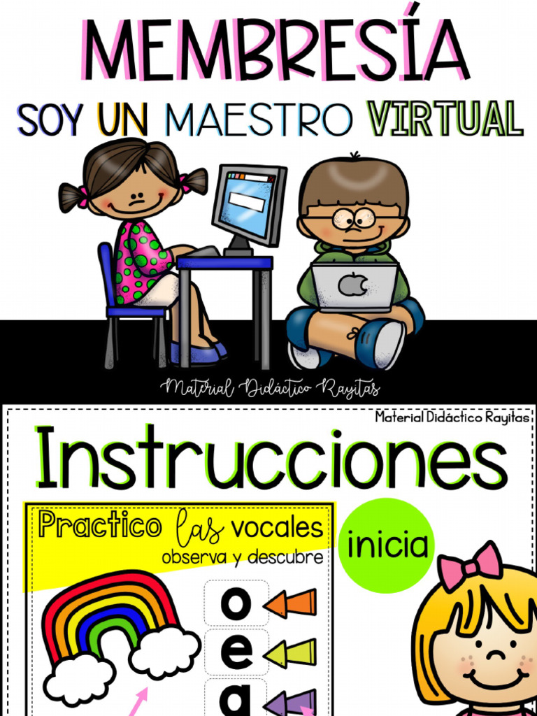 1.juego Interactivo - Practico Las Vocales | PDF