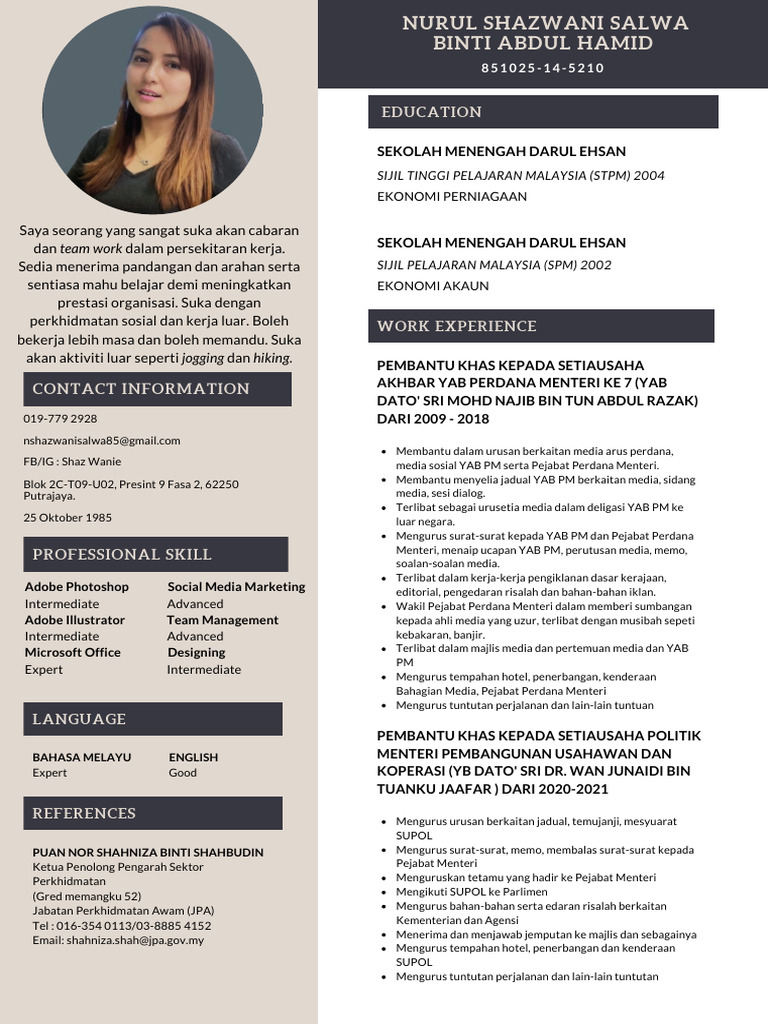 Resume Shazwani Salwa | PDF
